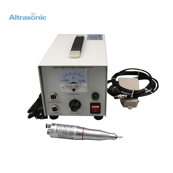220V Plastic Ultrasonic Cutting Machine , 40khz Handheld Ultrasonic Knife