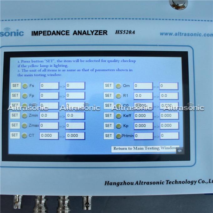 Frequency Range 0-3Mhz Measuring Instrument For Ultrasonic Transducers ...