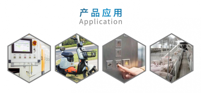 4kHz Resonant Frequency Active Piezo Buzzer For Electric Bike Elevator